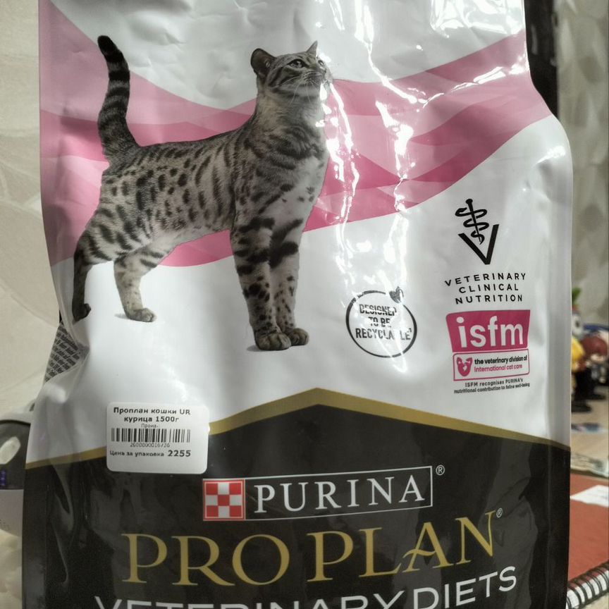 Корм для кошек purina pro plan Urinary