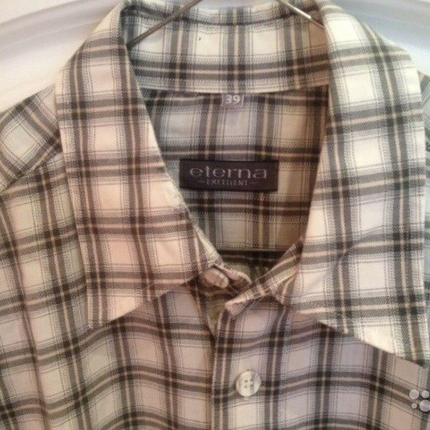 Eterna Exellent рубашка в клетку сникерсы замша
