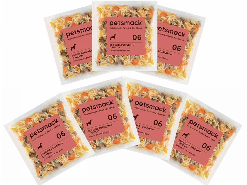 Petsmack комбо-набор Говядина с рисом на 7 дней