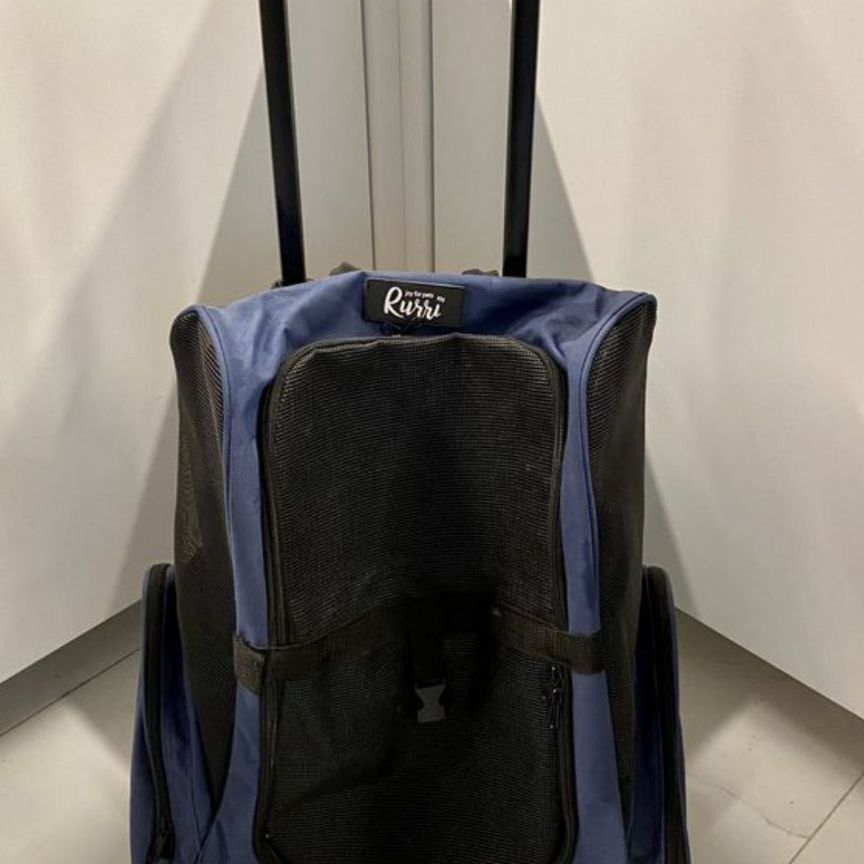 Переноска - рюкзак для собак на колесах 3в1