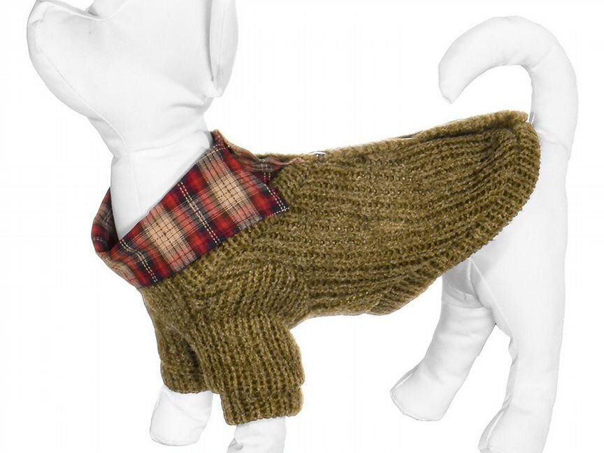 Yami-Yami одежда свитер с рубашкой для собак, горч