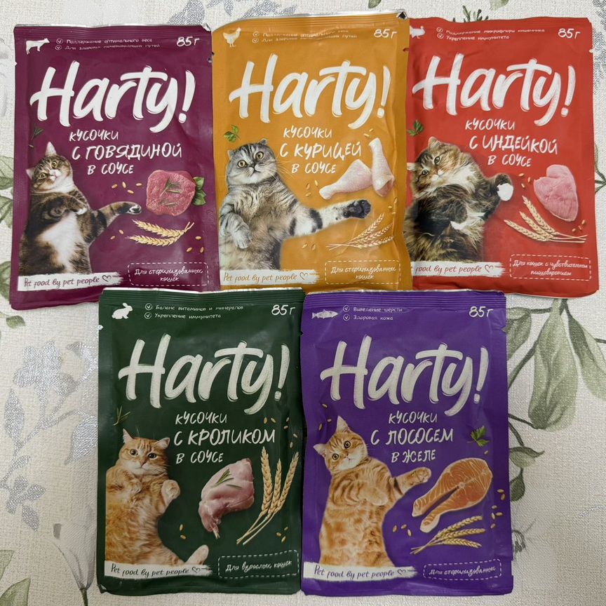 Влажный корм для кошек Harty