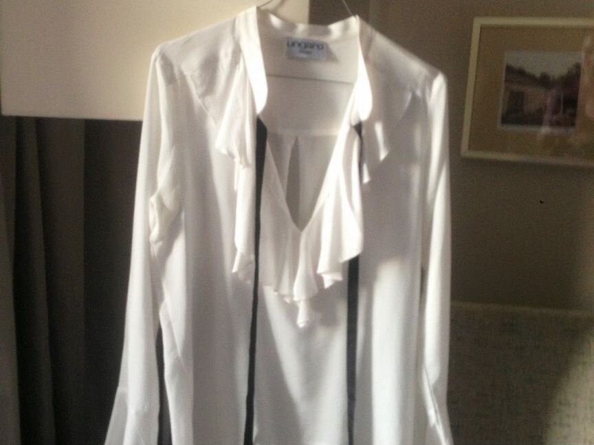 Модная европейская французская блузка с бантом