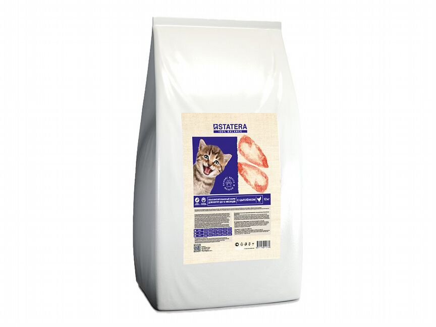 Корм Statera (Статера) для кошек (5 видов) 12 кг