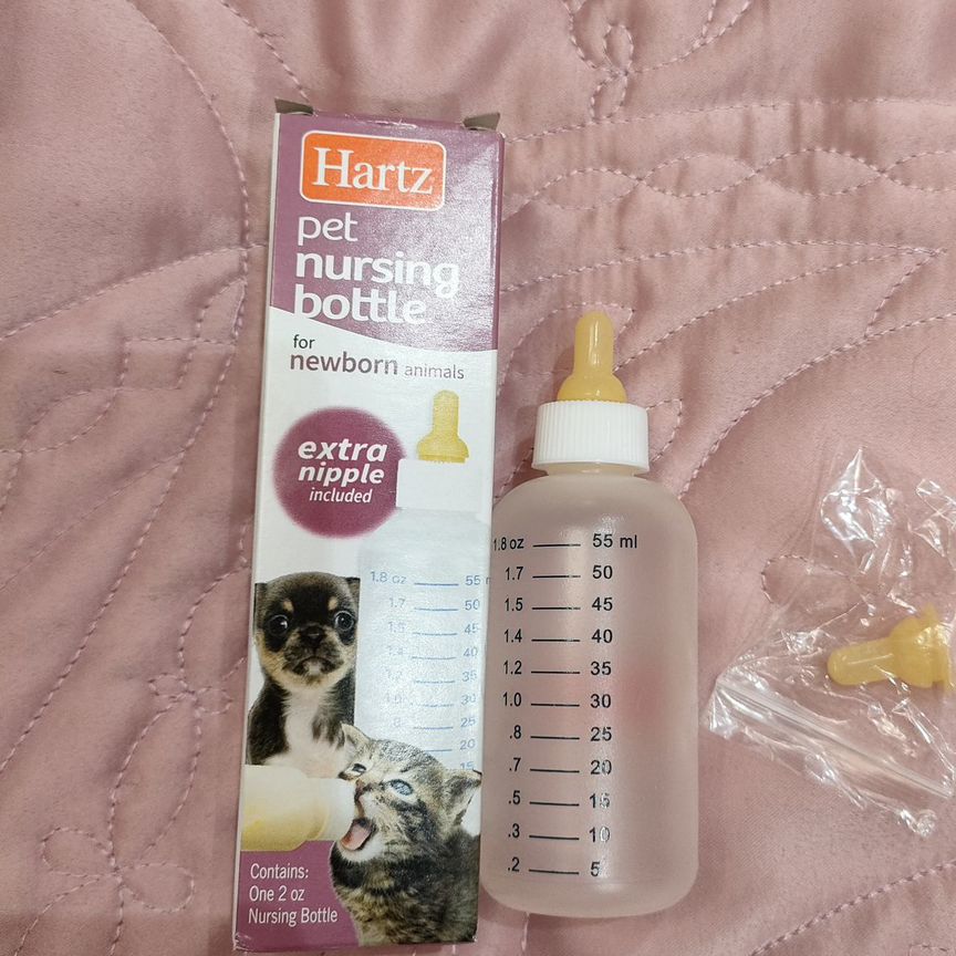 Бутылочка с соской для животных