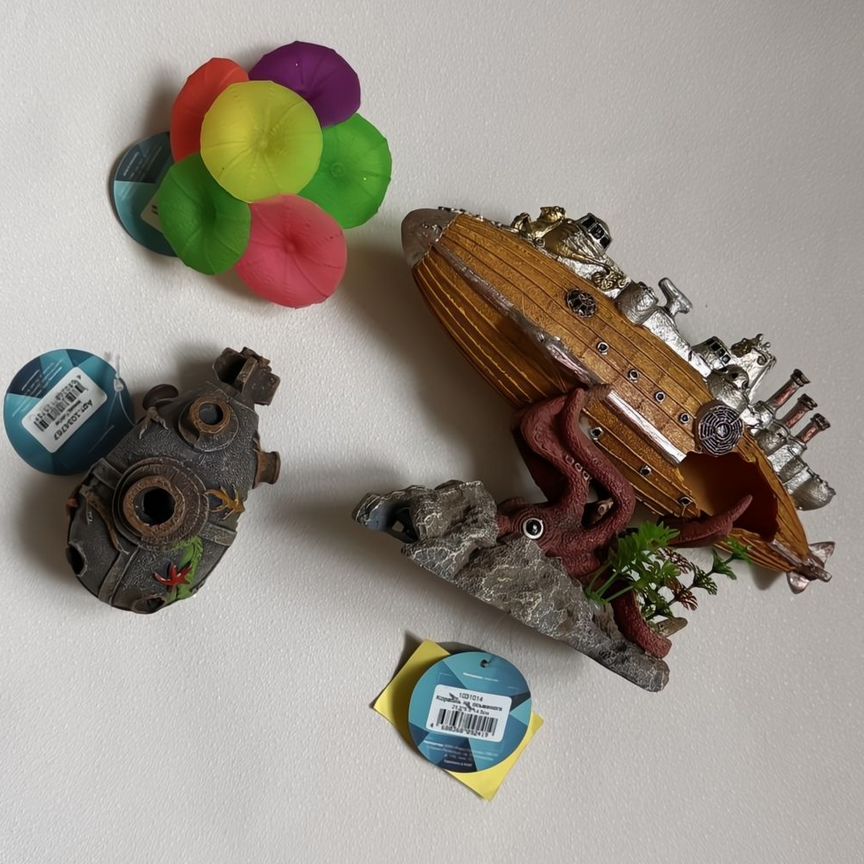 Декор для аквариума новый