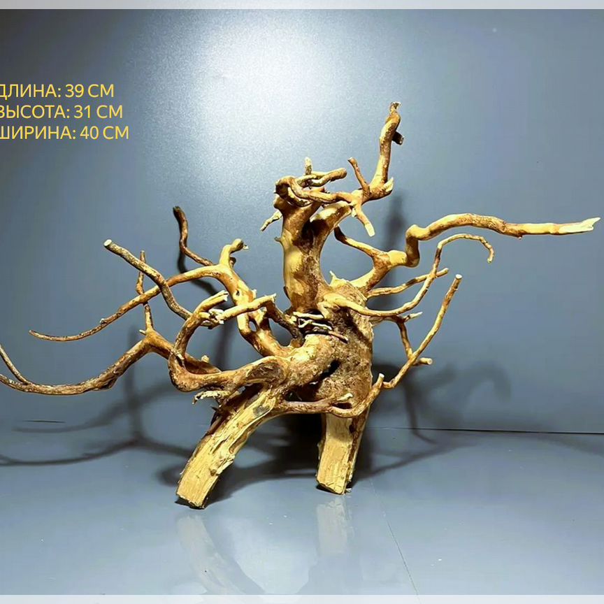 Коряга для аквариума паучий корень 39*40*31 вк30