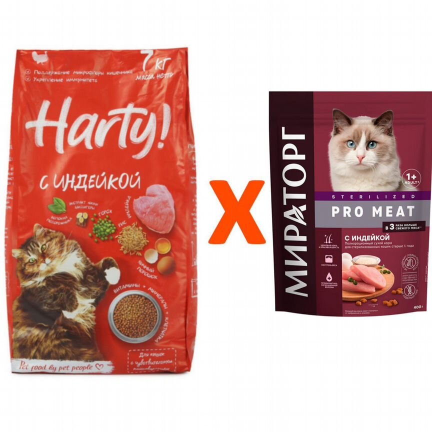 Корм для котов 1,8 кг