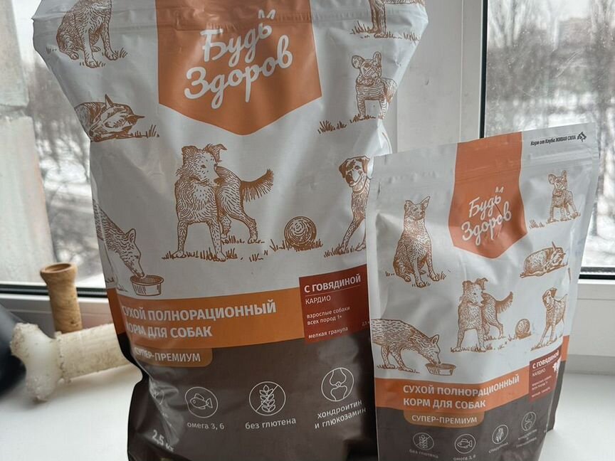 Корм для собак живая сила будь здоров