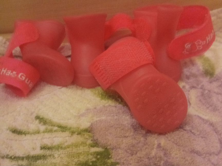 Обувь сапожки для собачки 0, новые