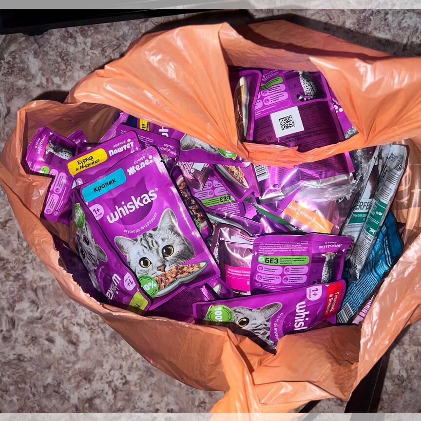 Корм для кошек whiskas