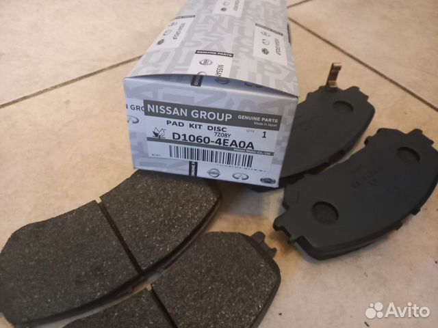 Тормозные колодки передние D10604EA0A купить в Санкт-Петербурге NISSAN ...