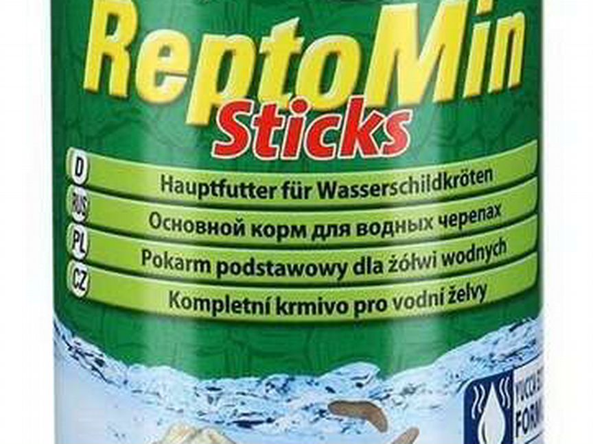 Корм для красноухих черепах reptomin