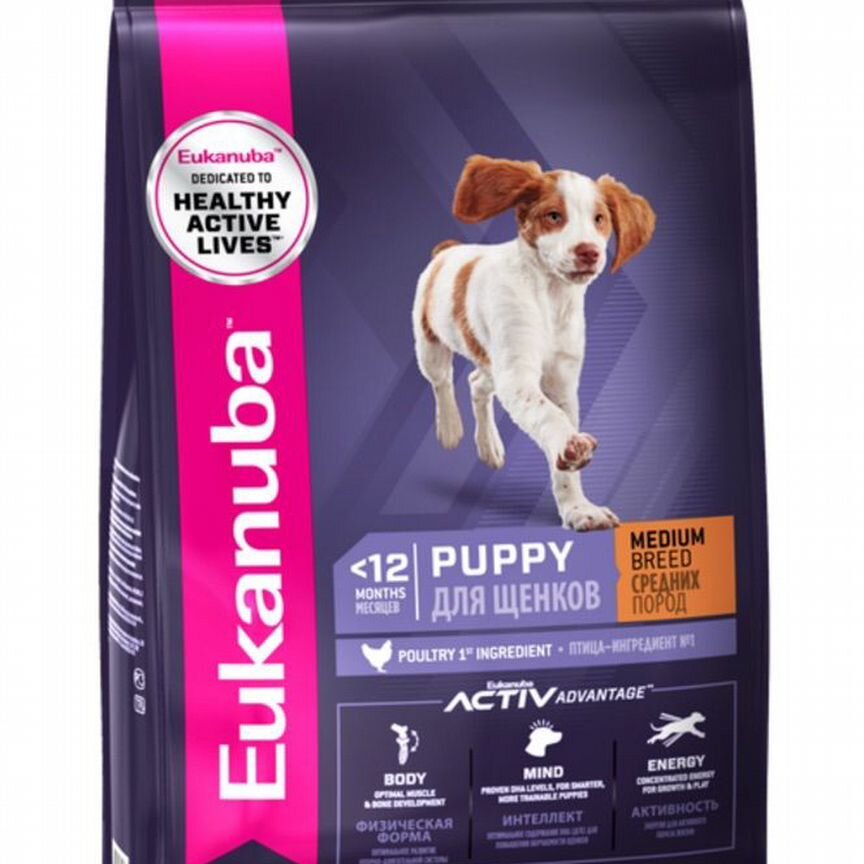 Корм для собак eukanuba