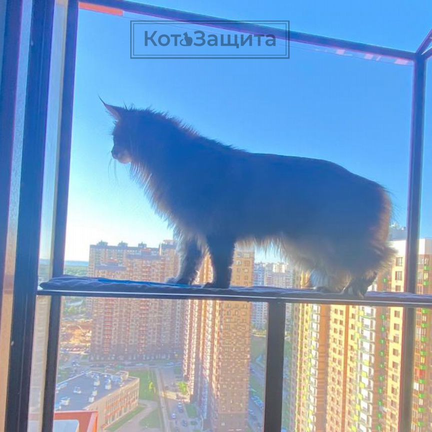 Решетка на балкон для кошки