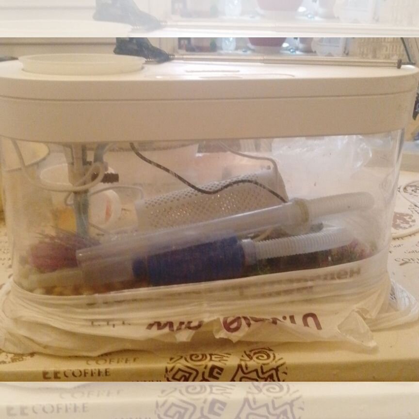 Аквариум с подсветкой, Самоочищяющийся