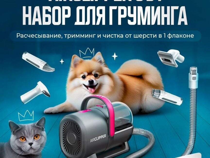 Груминг набор для стрижки кошек и собак