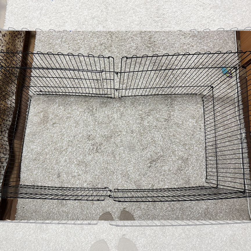 Вольер на 6 секций, 64 х 64 см