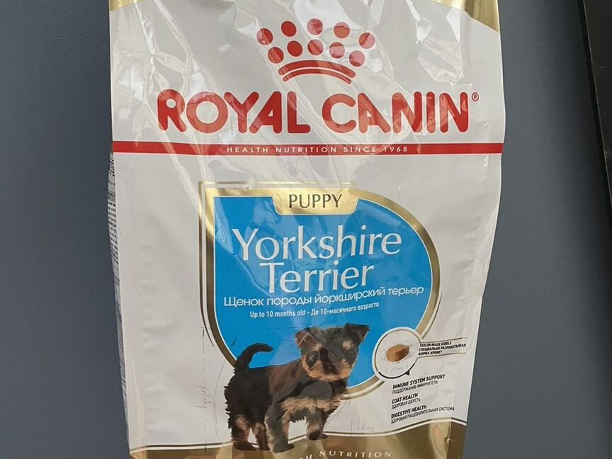 Корм для собак royal canin для щенков йорков