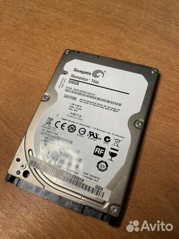 Жесткий диск для ноутбука 500gb купить в Краснодаре | Электроника | Авито