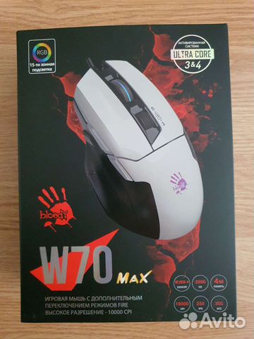 A4tech Bloody W70 MAX белая купить в Электростали | Электроника | Авито