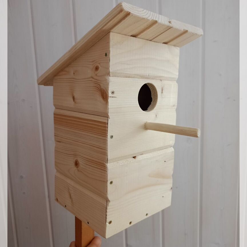 Новый Скворечник из массива дерева