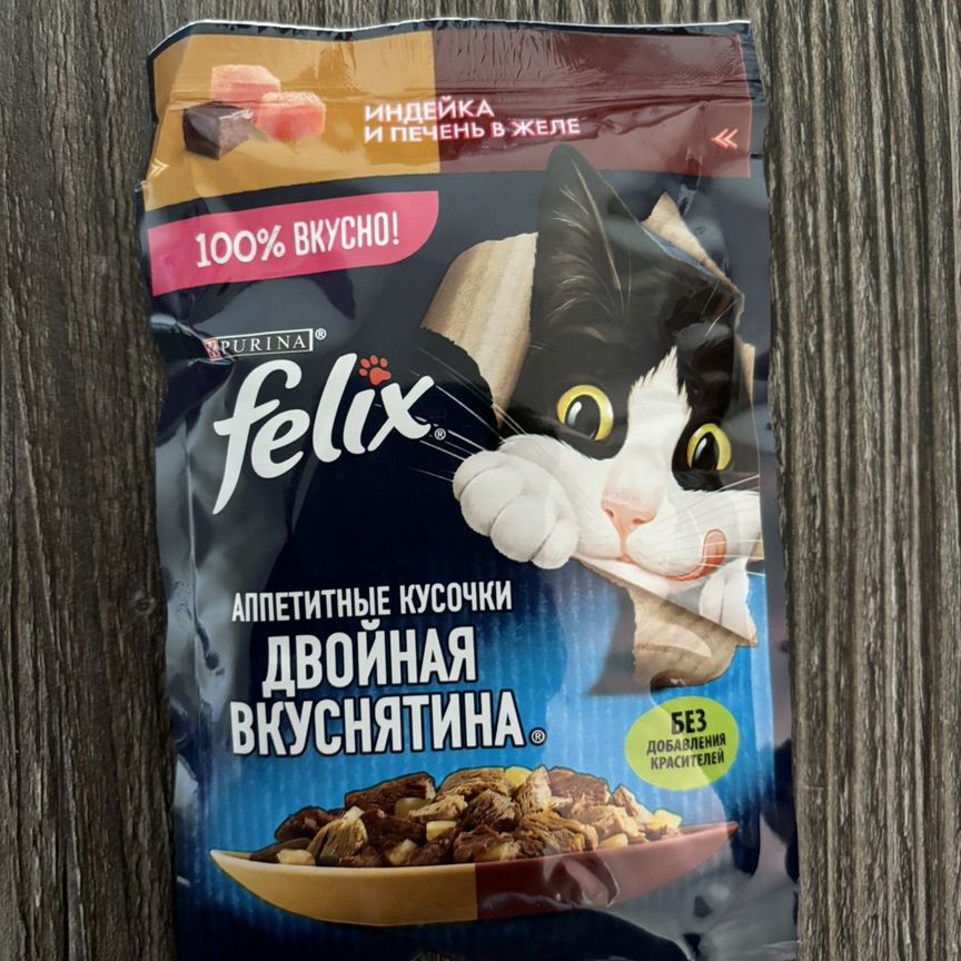 Корм для кошек felix