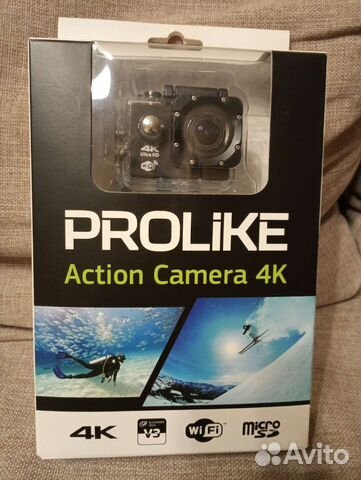 Экшн камера 4K Prolike PL 001 AC купить в Москве | Электроника | Авито