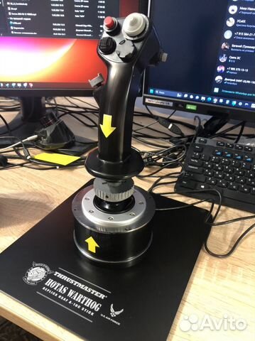 Thrustmaster Hotas warthog (руд+рус) купить в Москве | Электроника | Авито