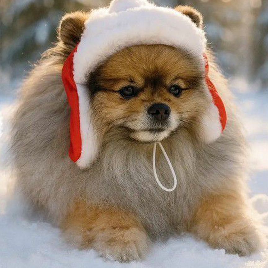 Шапка для собак мелких пород