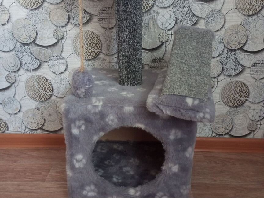 Домик для кошки, лоток, наполнитель