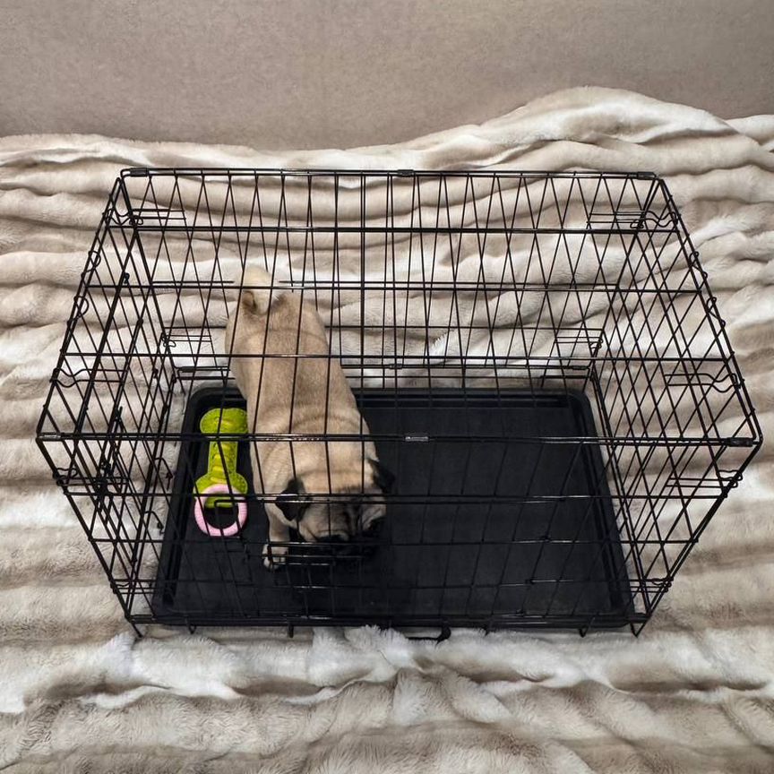 Клетка для собак с поддоном 75/45/52см