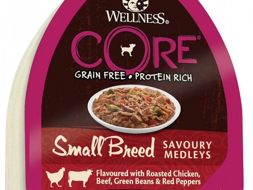 Core small breed консервы из курицы с говядиной