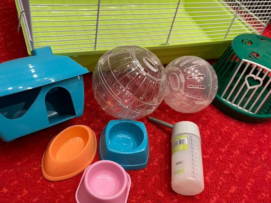 Клетка для грызунов с аксессуарами