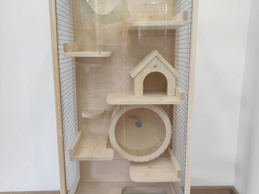 Витрина-клетка для шиншилл, белки, бурундука, дегу