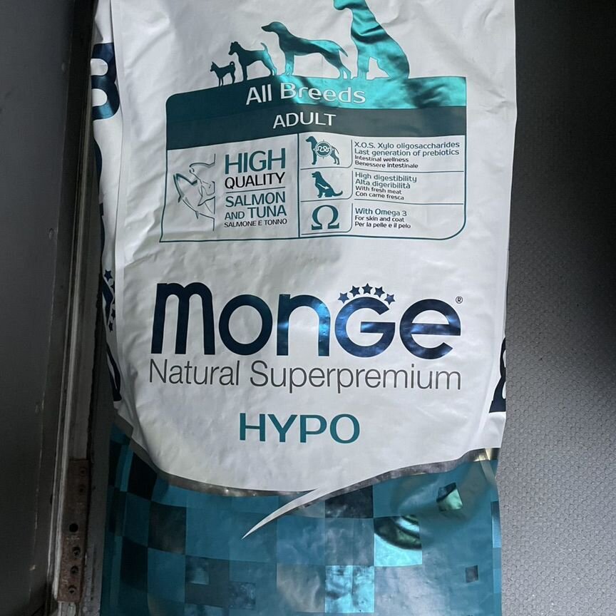 Корм monge hupo 12 кг для собак
