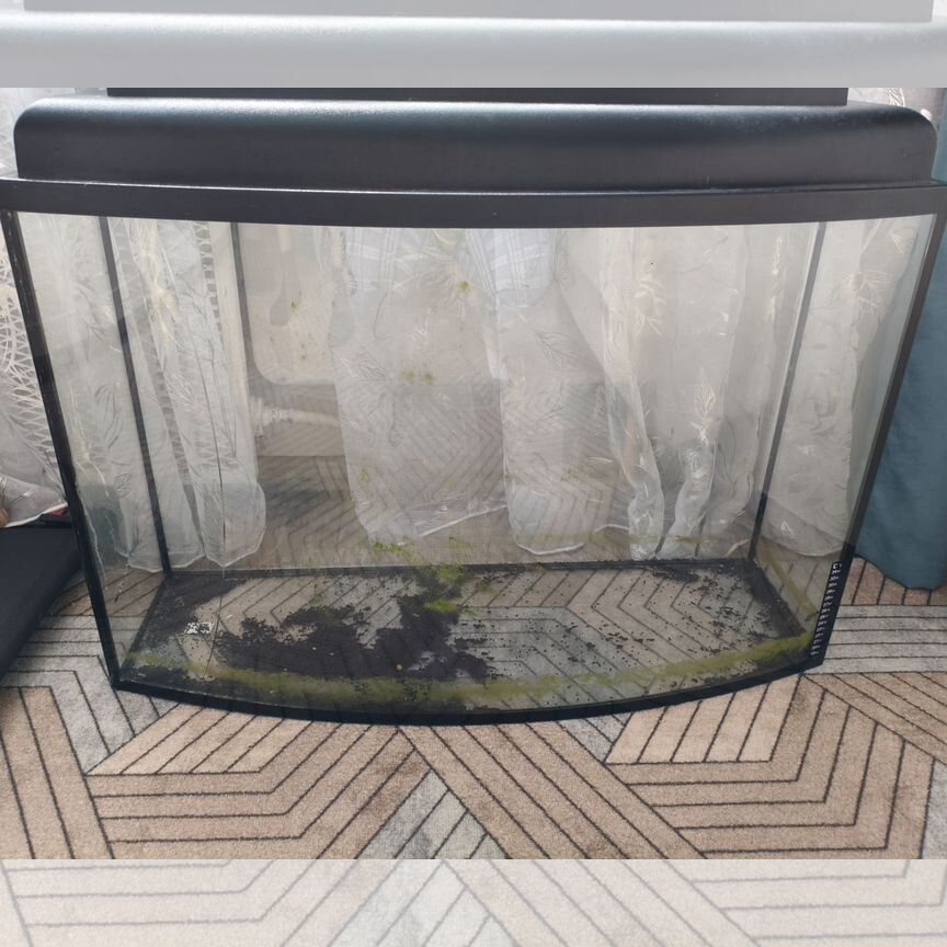Аквариум 100 литров с трещиной