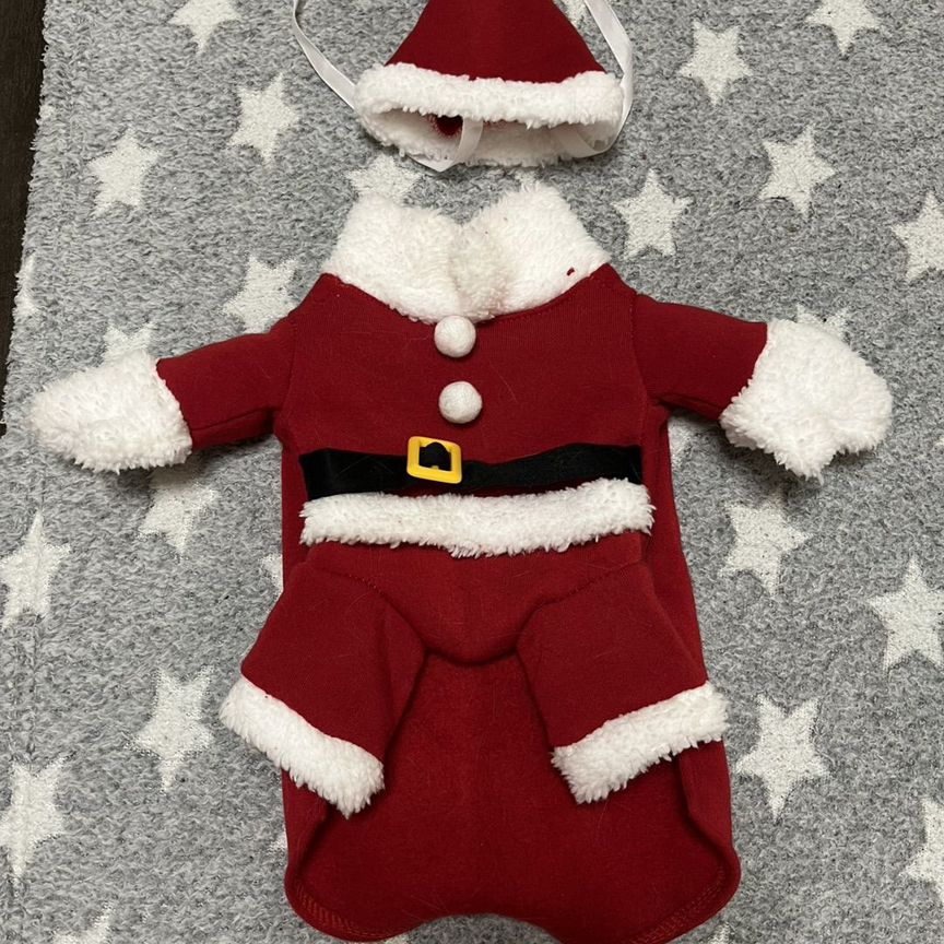 Костюм санта клауса для кота, собаки