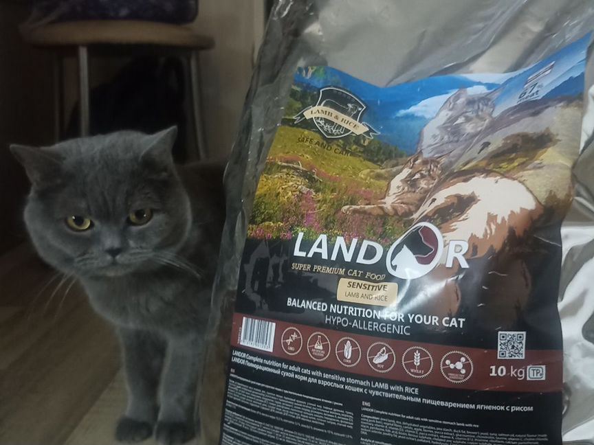 Корм для кошек Landor чувствительное пищеварение