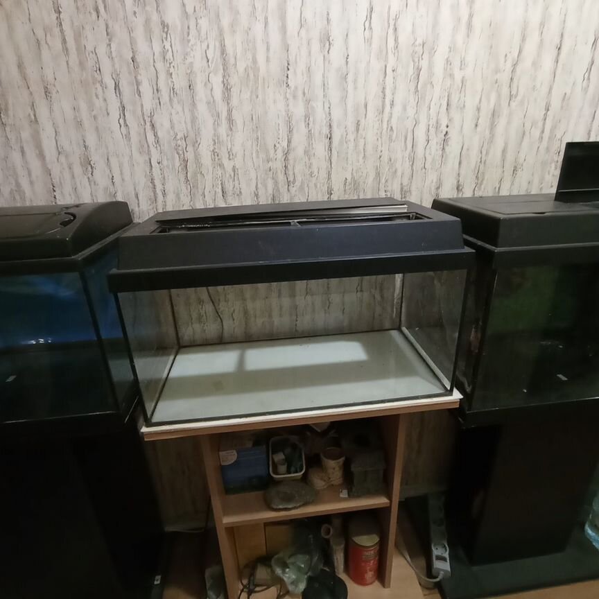 Аквариум с тумбой бу