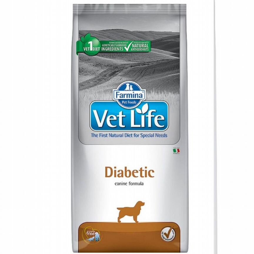Farmina Diabetic для собак 12 кг