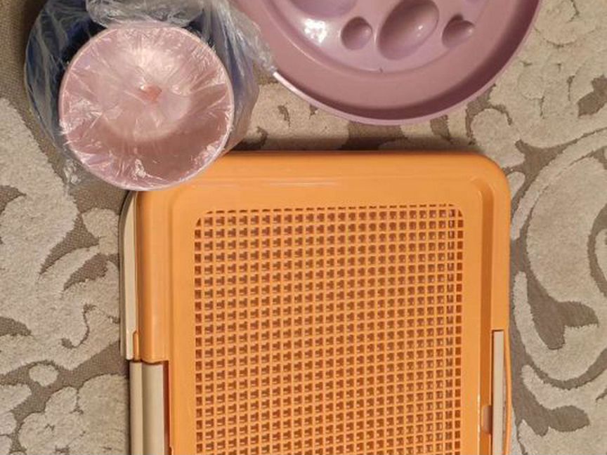 Лоток для собак+миска