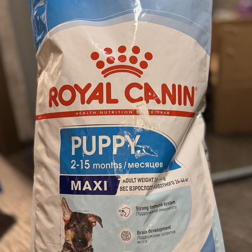 Корм для собак royal canin puppy maxi 15 кг