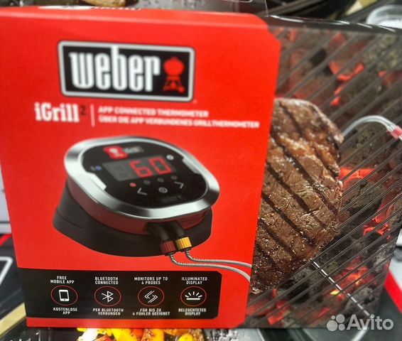 Новый цифровой термометр Weber IGrill 2, 7221 купить в Москве | Товары ...