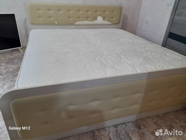 Кровать двухспальная с матрасом 180 200 бу купить в Уфе | Товары для ...