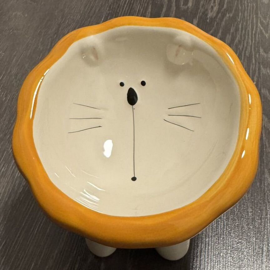 Миска для животных керамическая 15,5х11 см