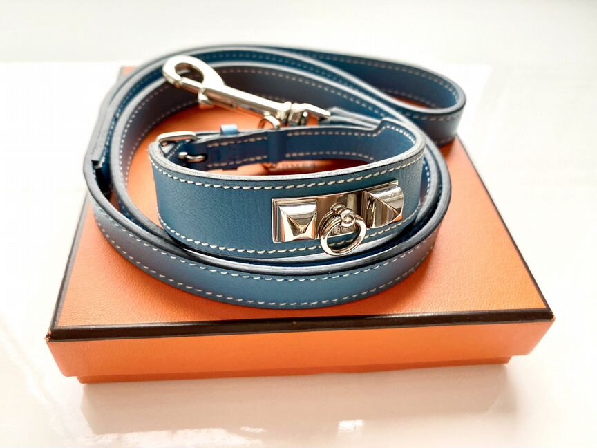 Ошейник и поводок hermes оригинал