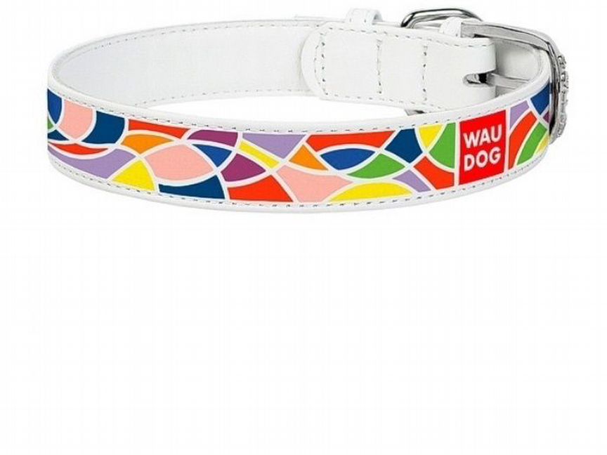 Ошейник waudog Design с рисунком Витраж(ширина 12