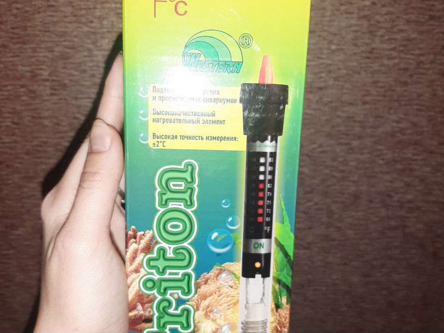 Водонагреватель для аквариума. Новый