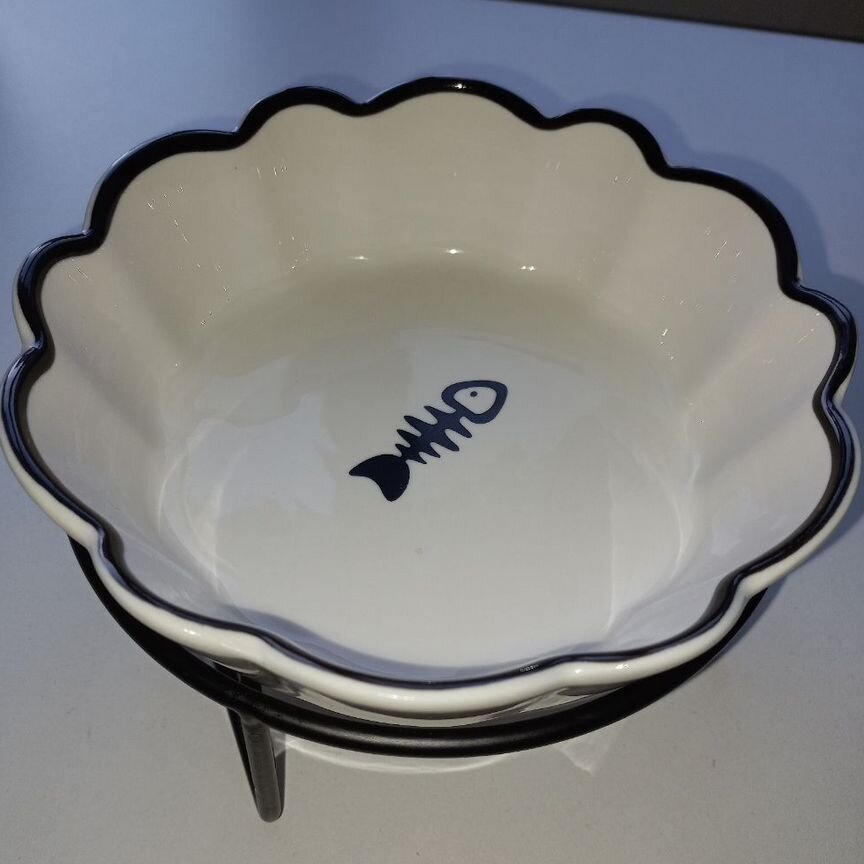 Миска керамическая для кошек и собак